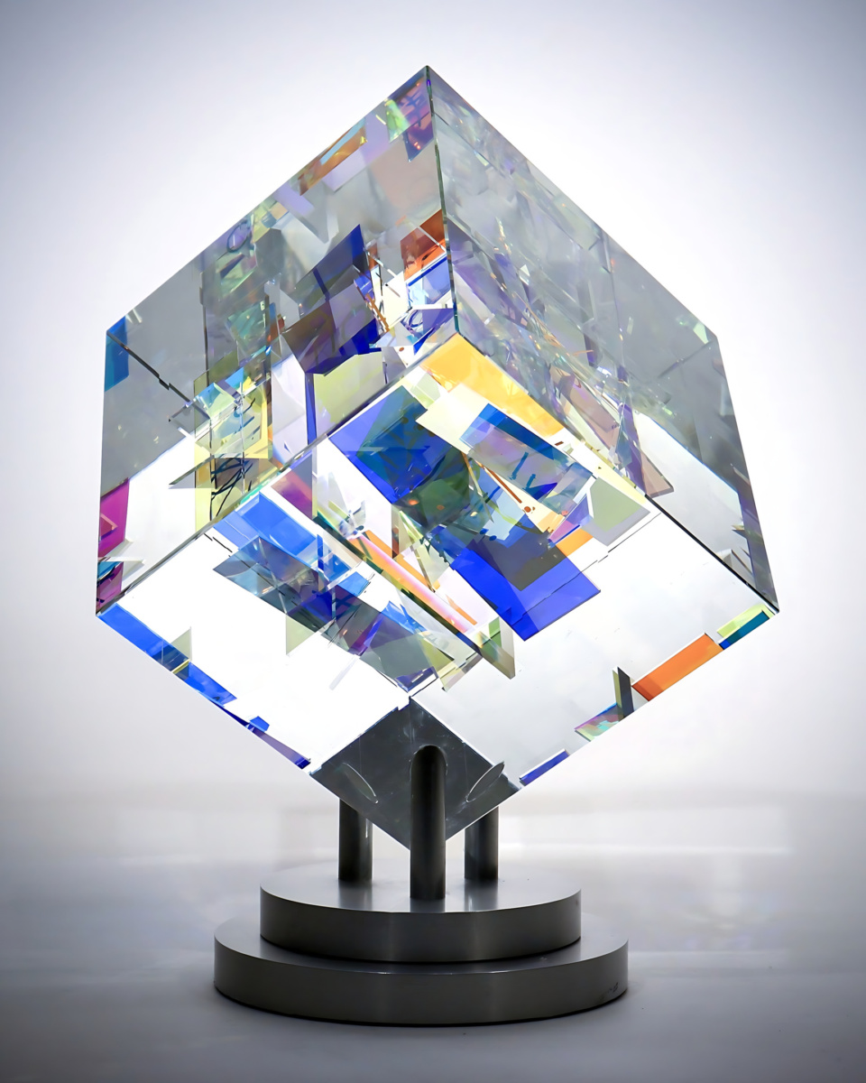 Aiden's Cube - Toland Sand · Glass Studio