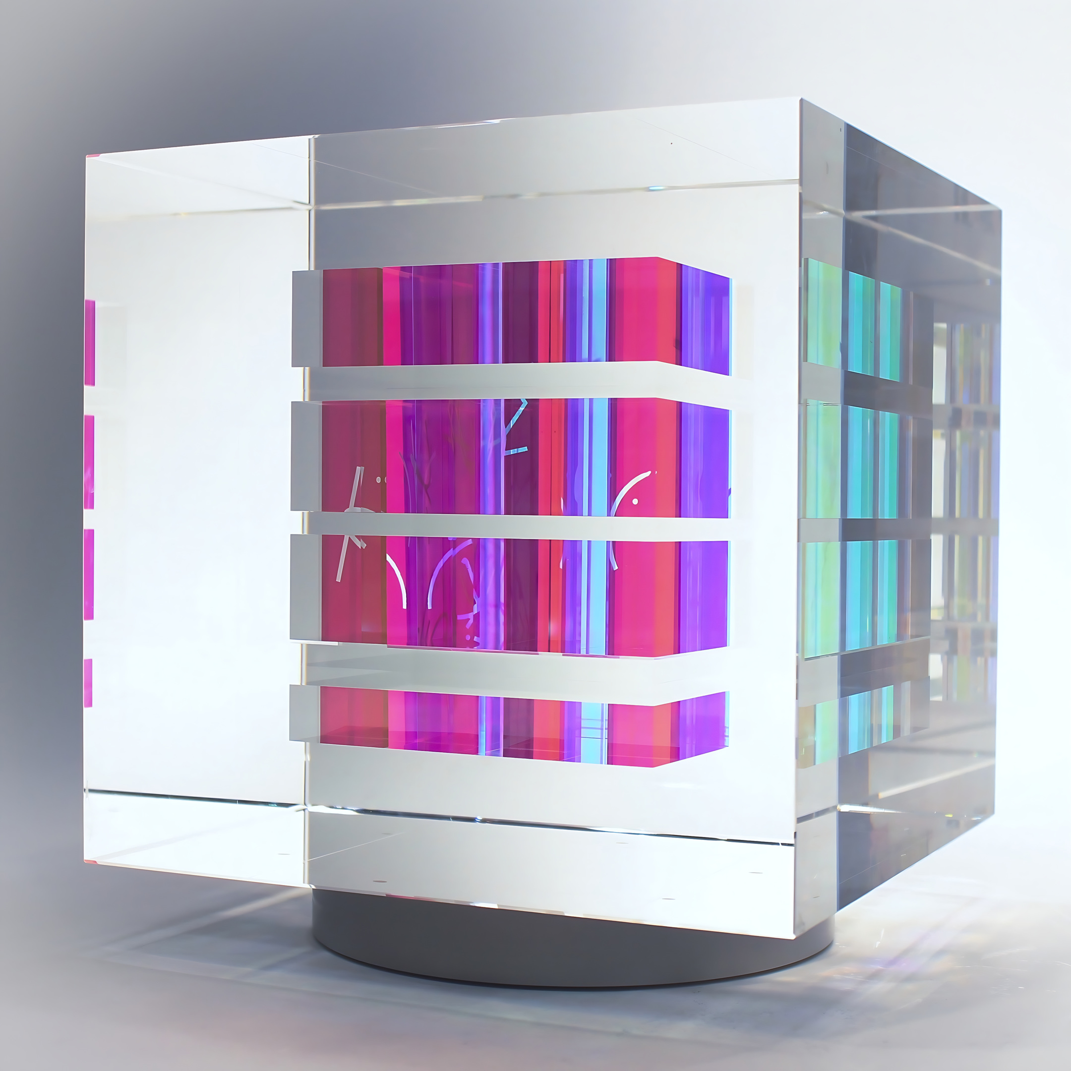 Infinity Cube - Toland Sand · Glass Studio