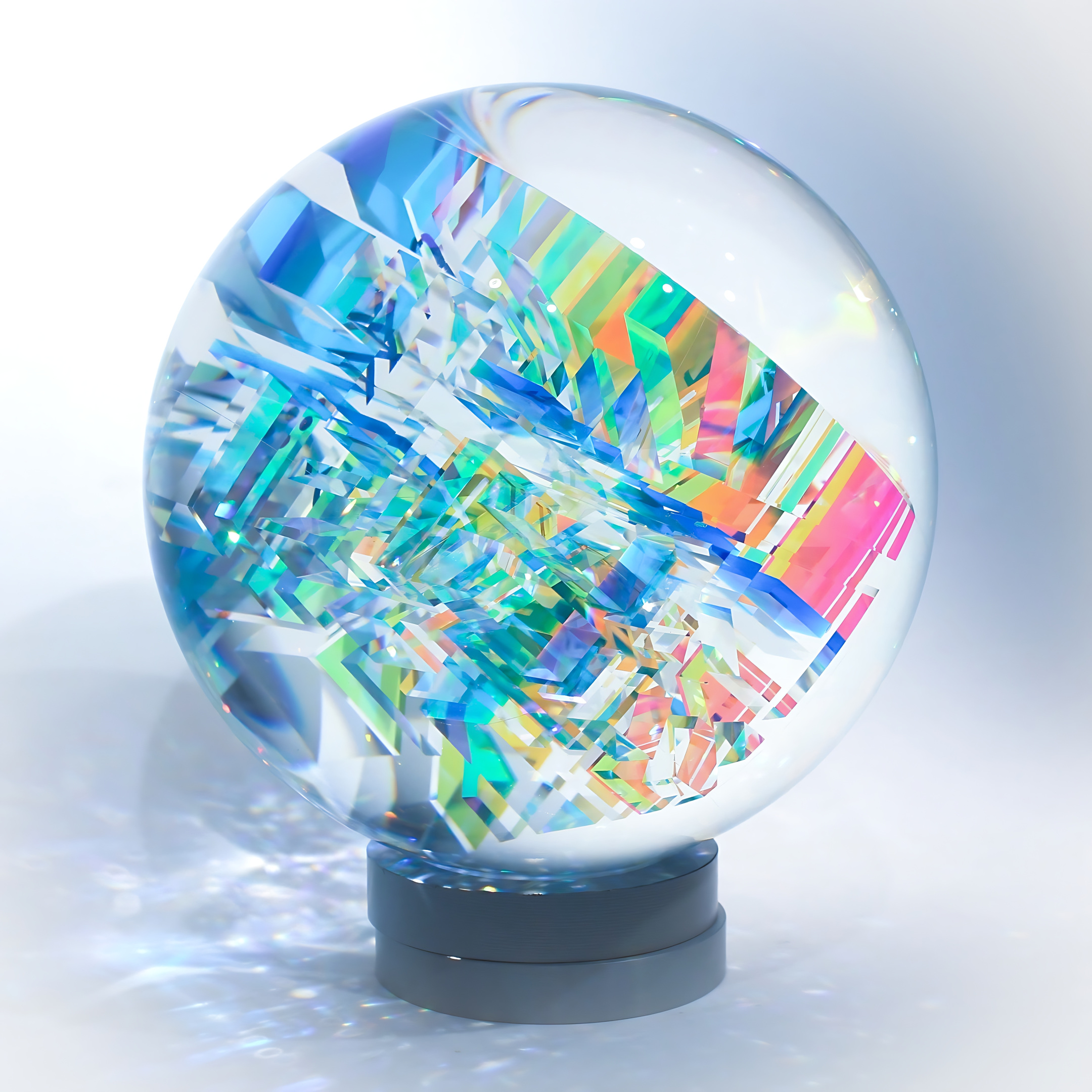 Skyblue Sphere - Toland Sand · Glass Studio